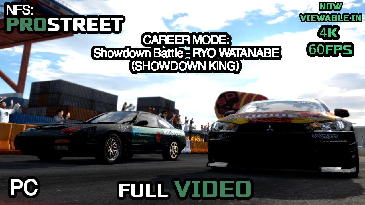 NFS: ProStreet - Career Mode - Final Showdown Battle: Ryo Watanabe ...