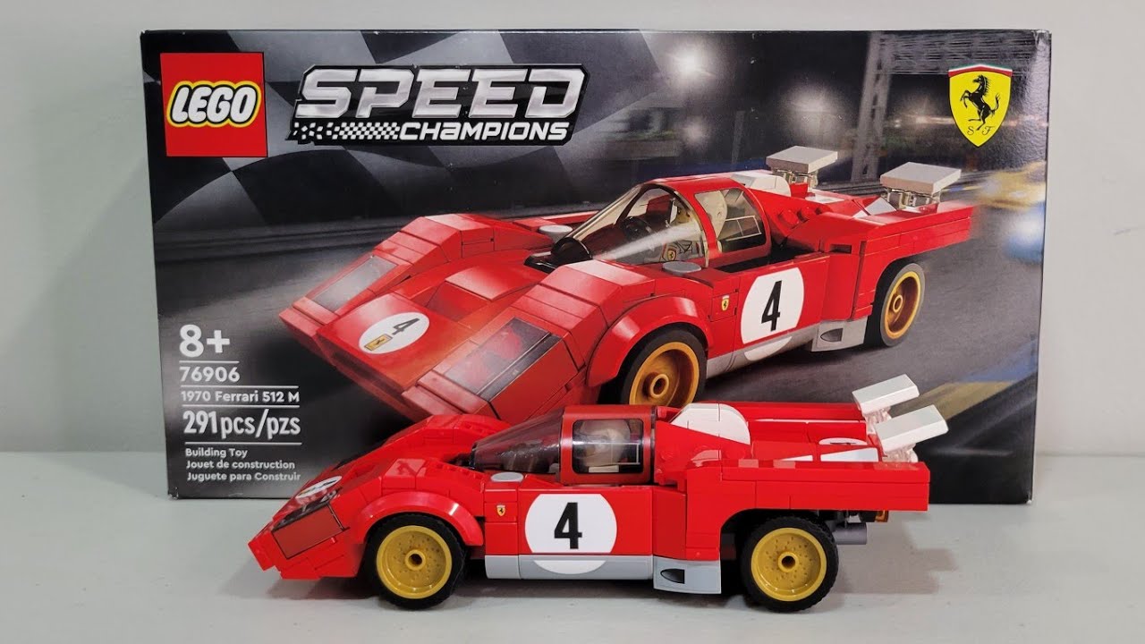 Lego Speed Champions 1970 Ferrari 512 M Set 76906 Review - YouTube