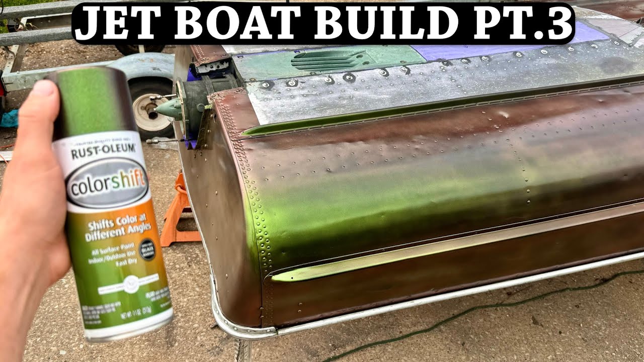 JET JON BOAT BUILD PART 3 - Prep and Paint - YouTube