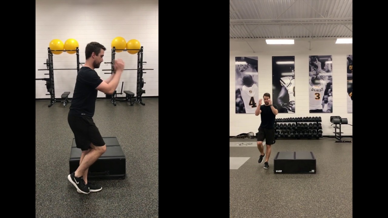 Single Leg Lateral Box Hop 2 - YouTube