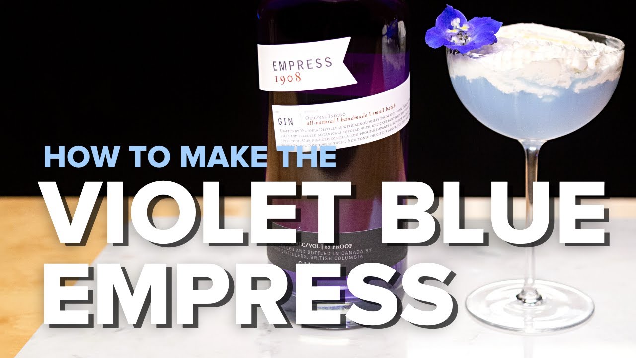 How to Make the Violet Blue Empress: Delicious Dessert Cocktail ft ...