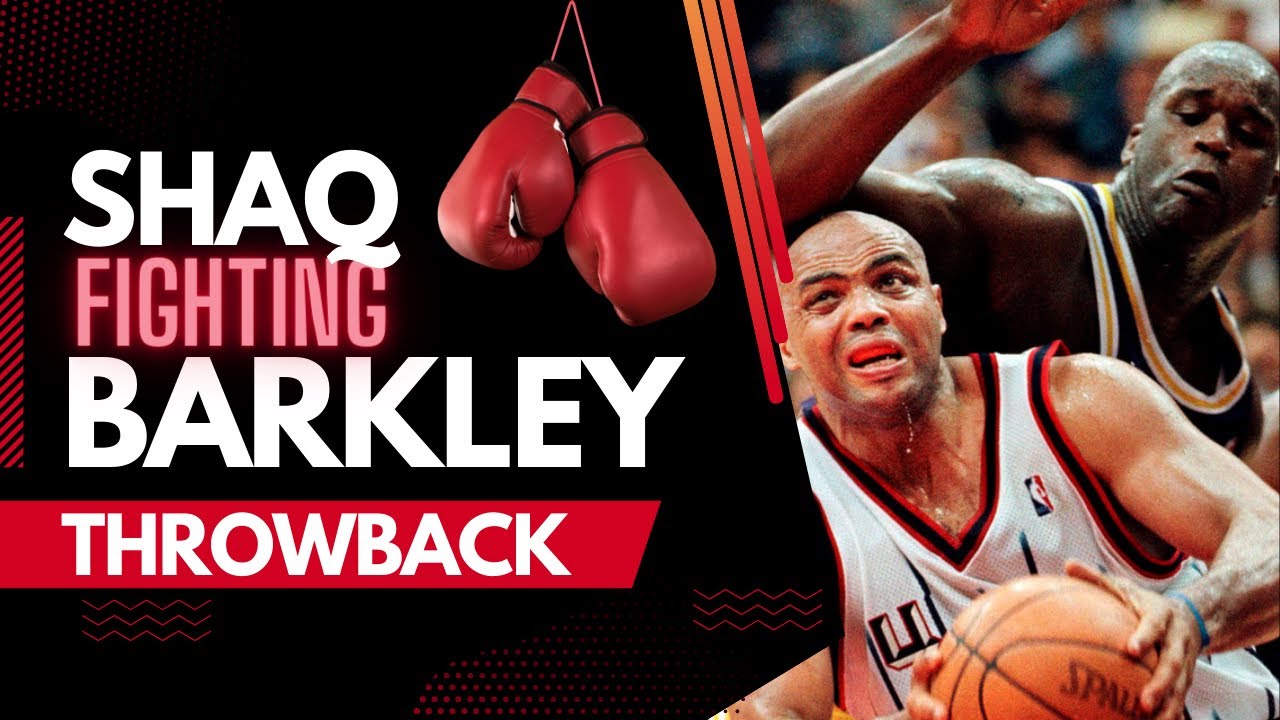 Throwback: Shaq & Charles Barkley fighting during an NBA game (+ TNT ...