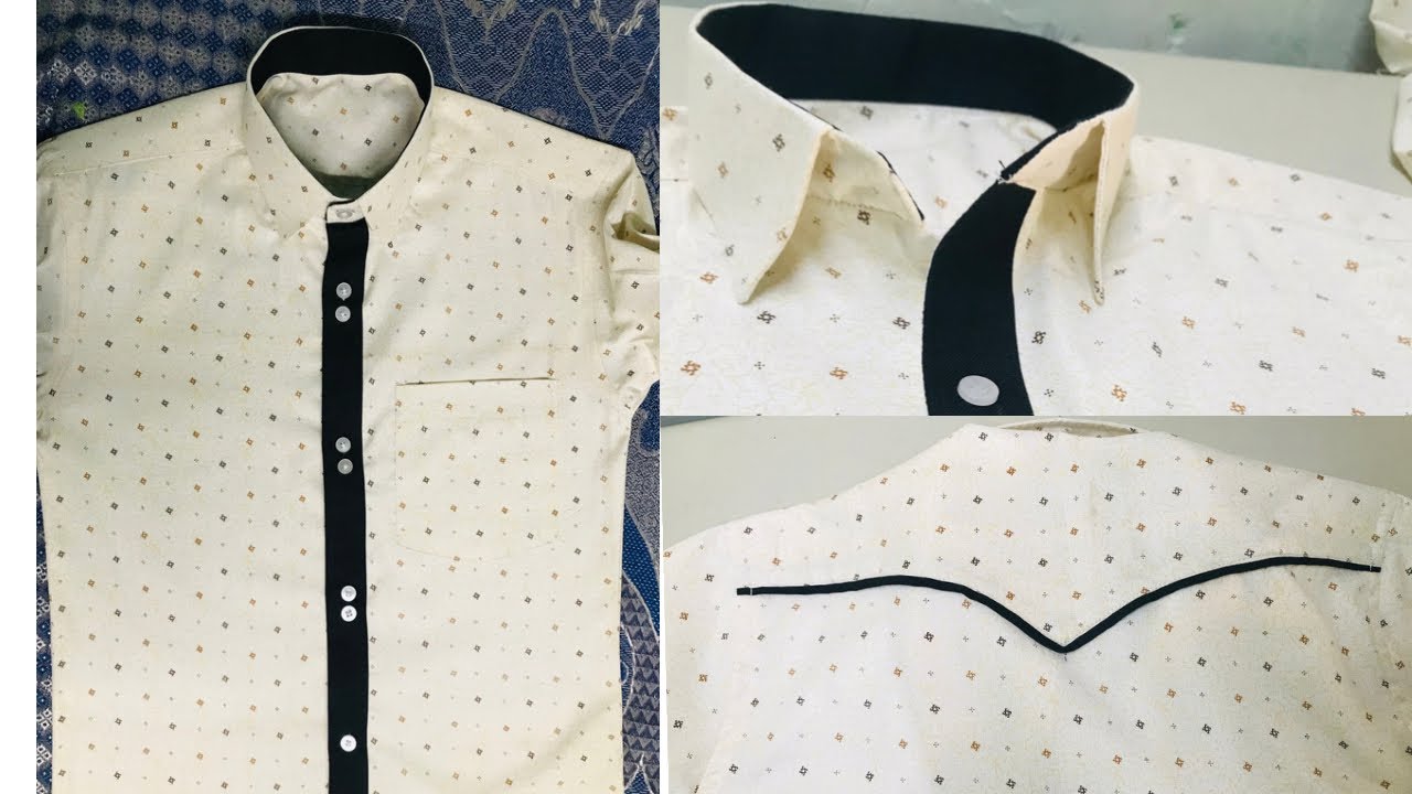 Designer shirt collar stitching || shirt patti || shirt solder designs ...