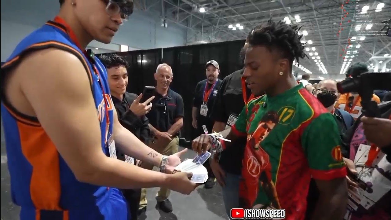 ISHOWSPEED ⚡ VS NBA MAGIC MAN 🎁 TRICK #ishowspeed IN NEW YORK IRL ...