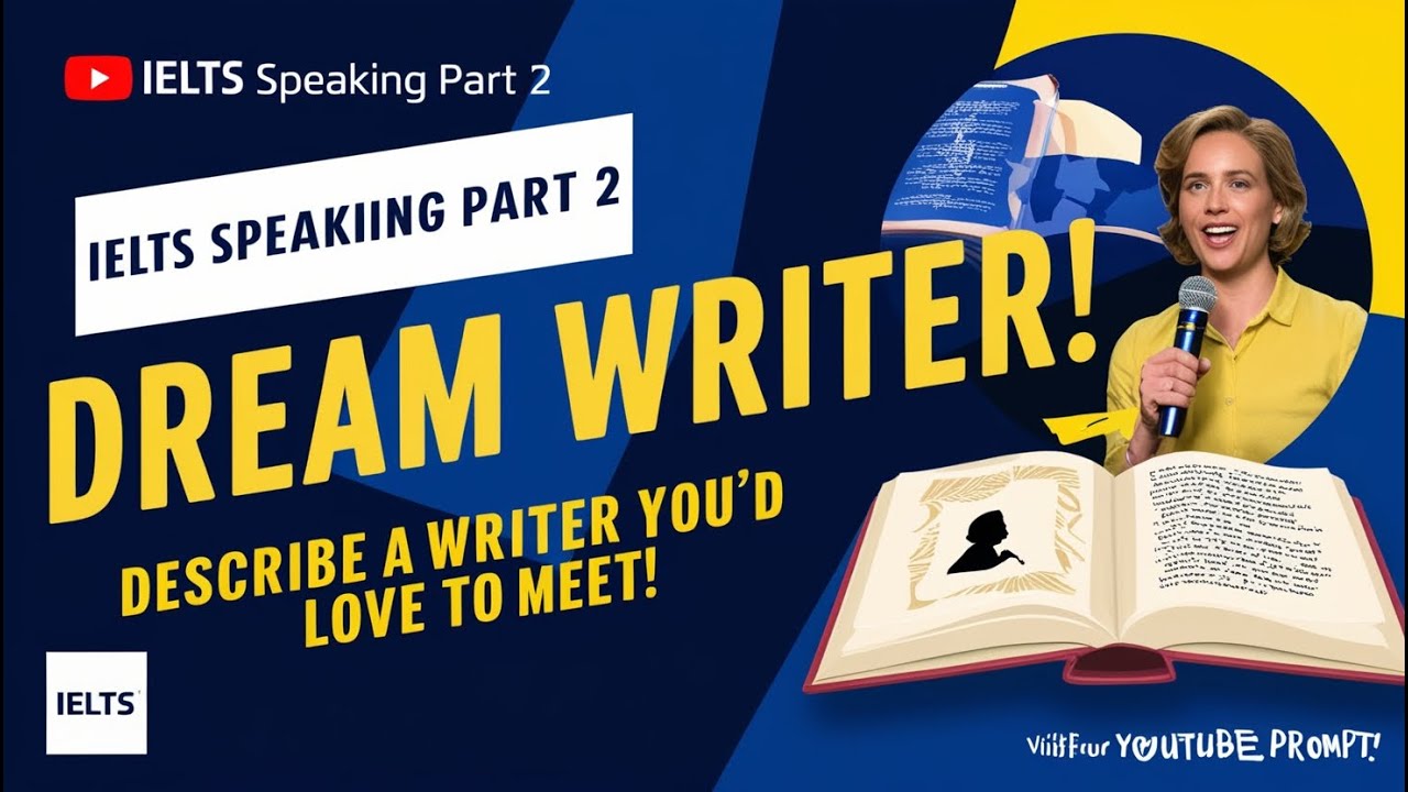 Describe a Writer You Would Like to Meet : IELTS Speaking Part 2 ...