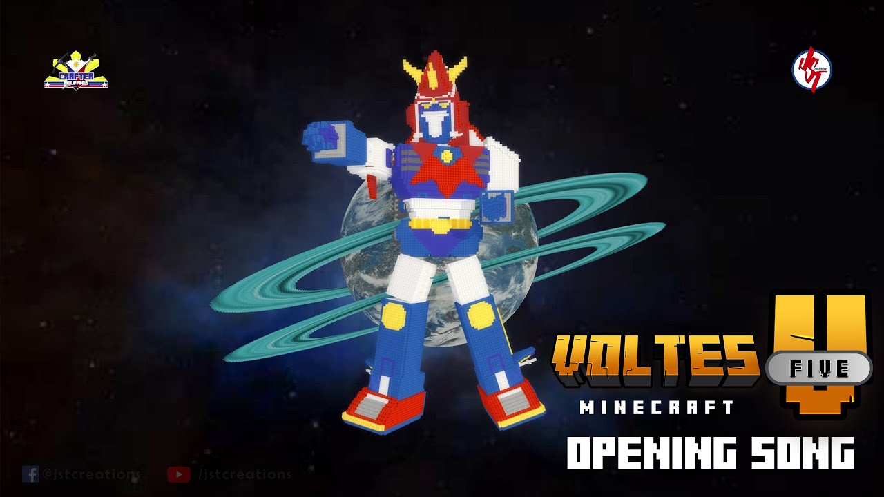 Voltes V Minecraft: ボルテスVの歌 Opening Song (Voltes V No Uta) | Minecraft ...