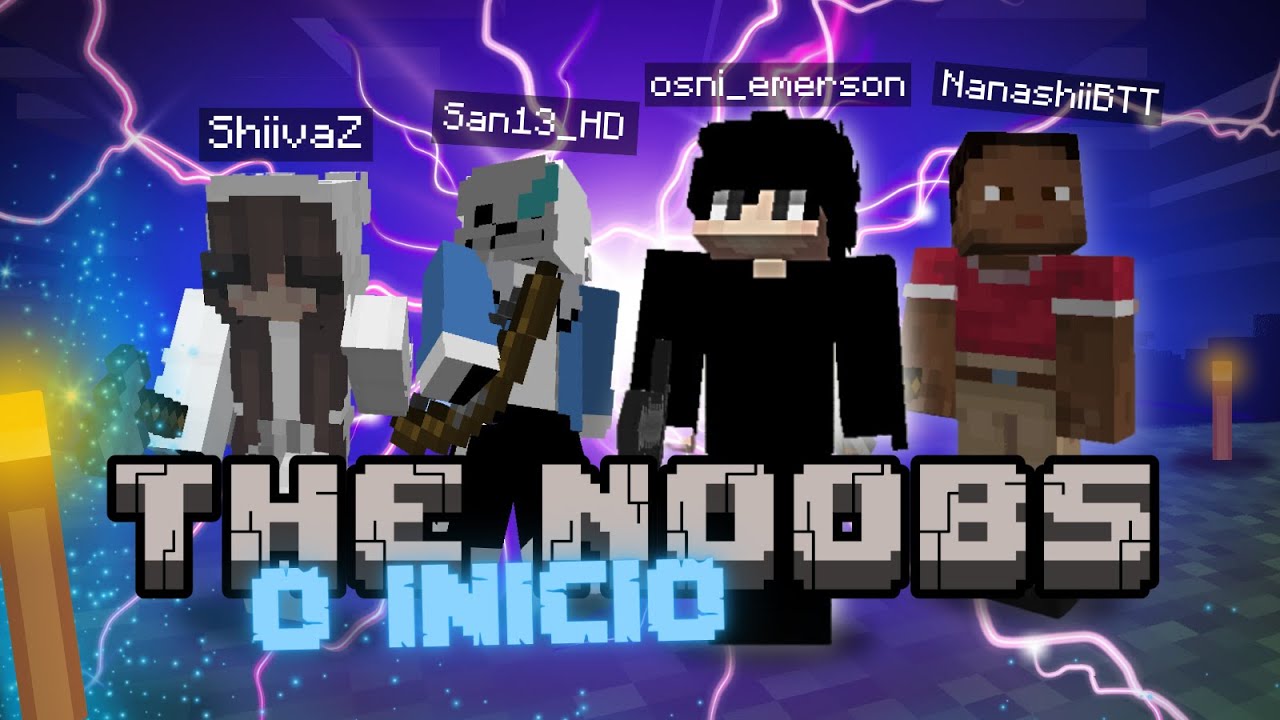 A AVENTURA COMEÇA NO MINECRAFT! - THE NOOBS: O INICIO - YouTube