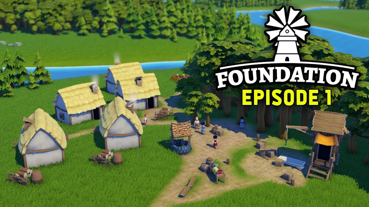 BUILDING A MEDIEVAL CITY - Foundation #1 - YouTube