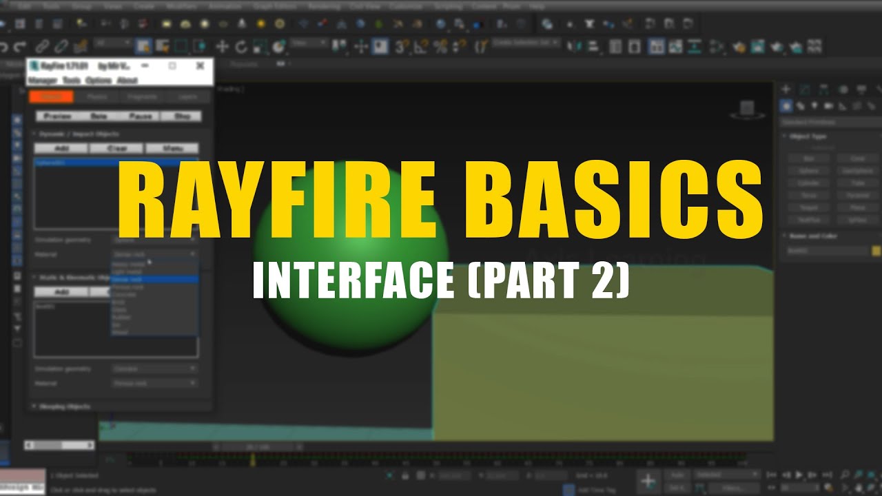 Rayfire Basics Part-4 #rayfire#rayfire3dsmax#dynamicsin3dsmax - YouTube