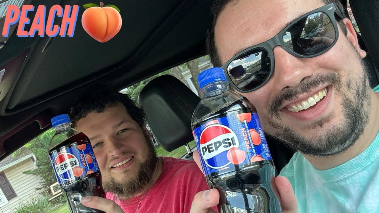 PEPSI PEACH TASTE TEST! - YouTube