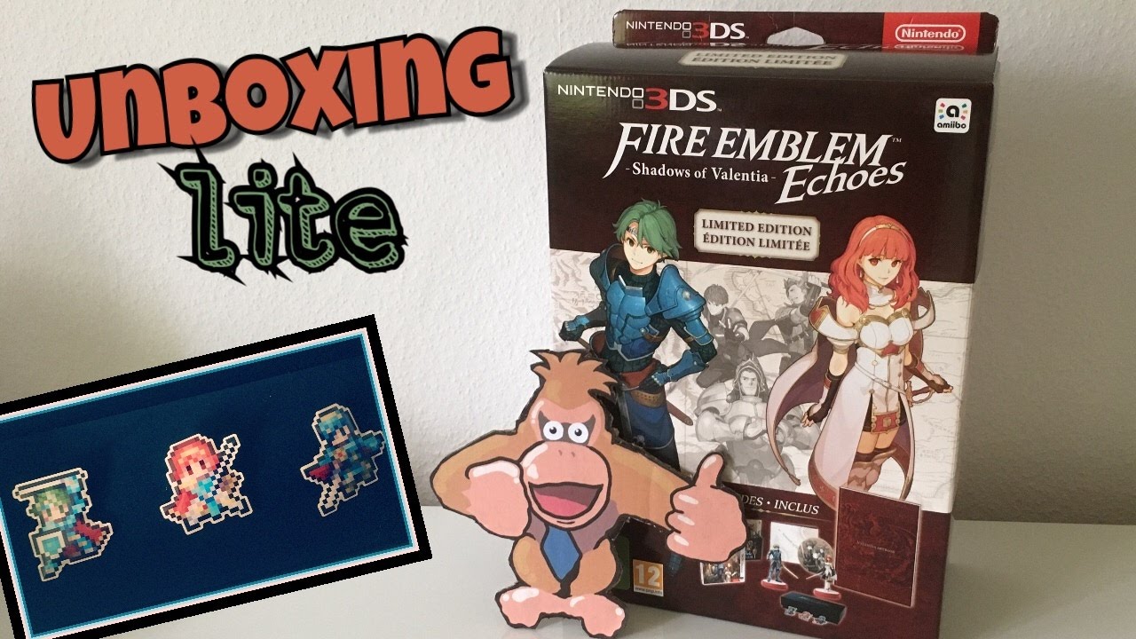 Fire Emblem Echoes Limited Edition für 3DS Unboxing lite - YouTube