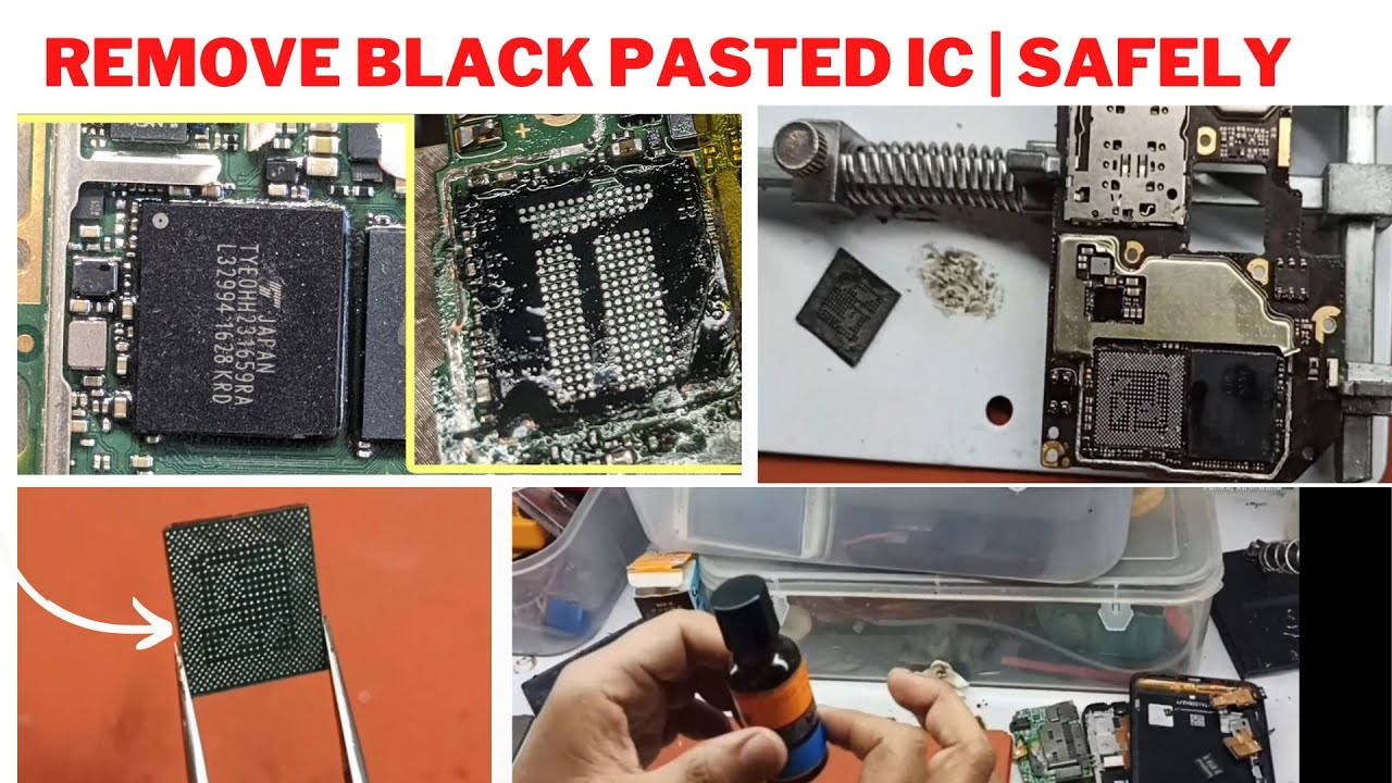 Remove Pasted IC / Glue [ Tricks ] - YouTube