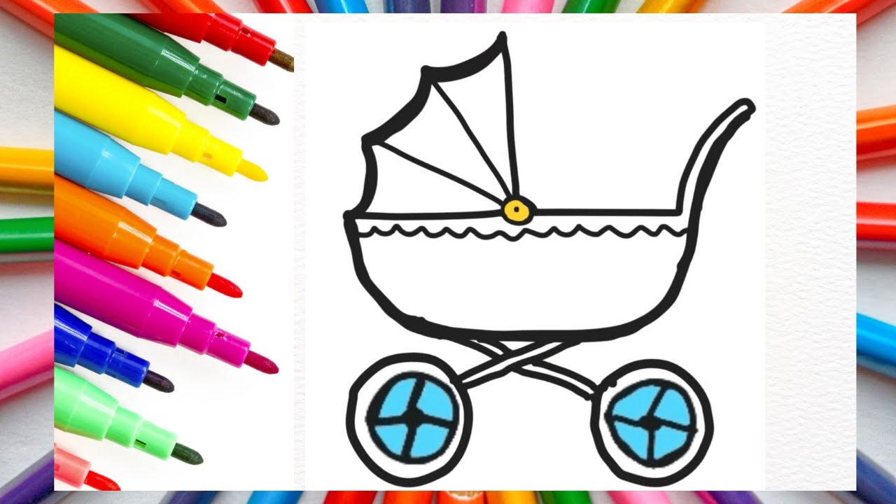 How to Draw a Spinning Cradle | Easy Drawing, Painting & Coloring ...