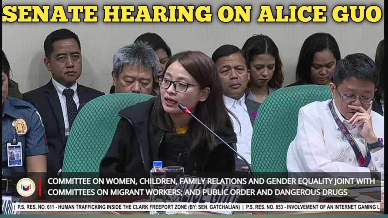 SENATE HEARING ON ALICE GUO - YouTube
