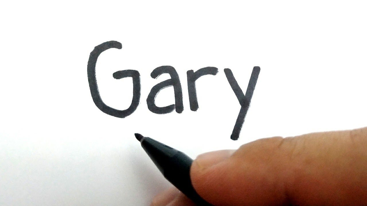 VERY EASY , How to turn words GARY into GARY from spongebob squarepants ...