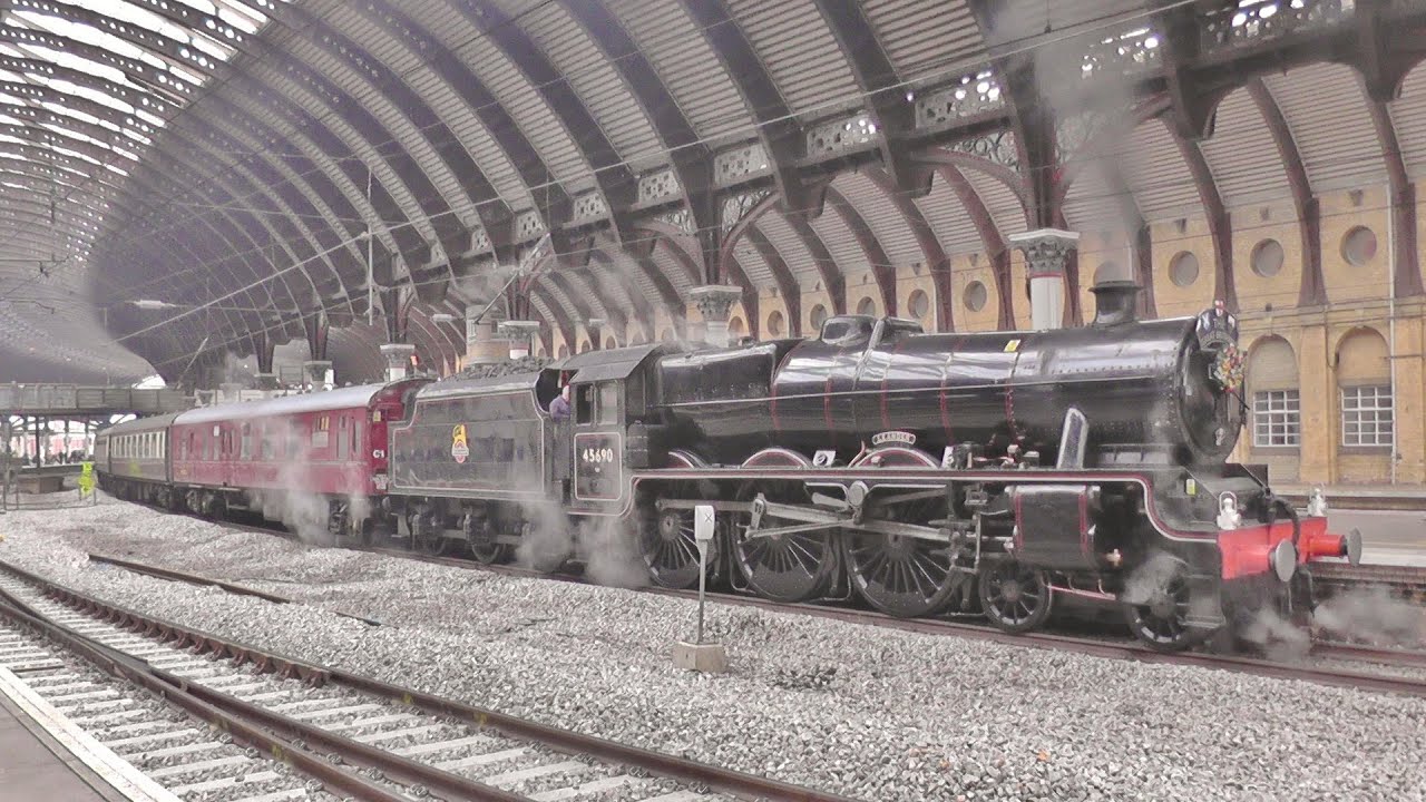45690 Leander with Great Britain XV at York on 21st April 2023 - YouTube