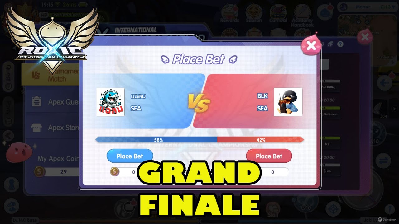 RAGNAROK X - GRAND FINALE ROXIC SEASON 2 !! SHARKMOUTH VS BLK ALL THE WAY !! - YouTube