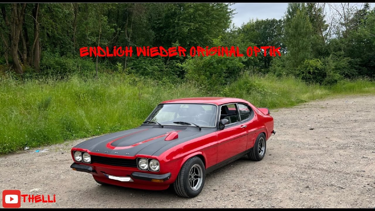 Original Optik am Ford Capri 2600 RS wieder herstellen / Auspuff und ...