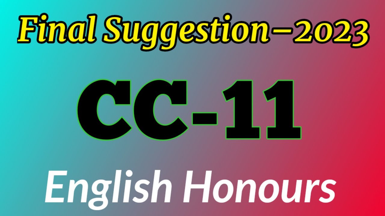 5th Semester English Honours CC 11 Suggestion 2023 Calcutta 5th-semester-english-honours-cc-11-suggestion-2023-calcutta
