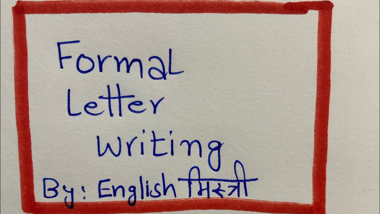 LETTER Writing FORMAT ( for all competitive exams)-HAS, Allied Services ...