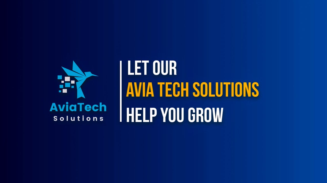 AviaTech Solutions | Marketing Agency | Promo Video - YouTube