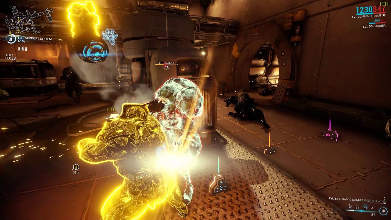 Warframe - Ceres, Nuovo [Survival] Ceramic Dagger - YouTube
