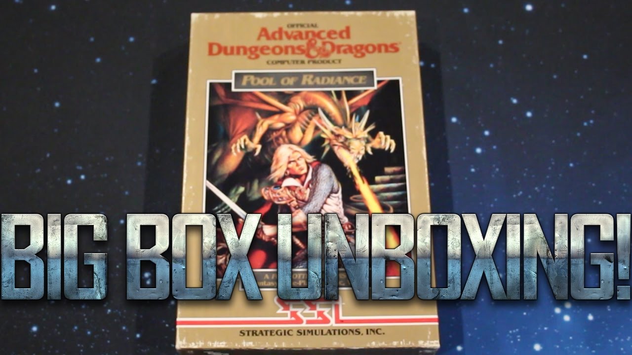 Big Box PC Unboxing and Playthrough Review #2: Pool of Radiance by SSI ...