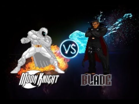 Moon Knight vs Blade - M.U.G.E.N. - YouTube