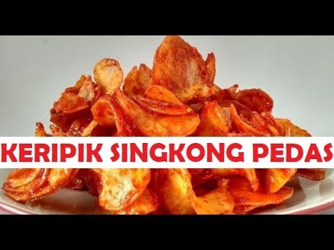 4 TAHAP CARA MEMBUAT KERIPIK SINGKONG PEDAS NYUMY - YouTube