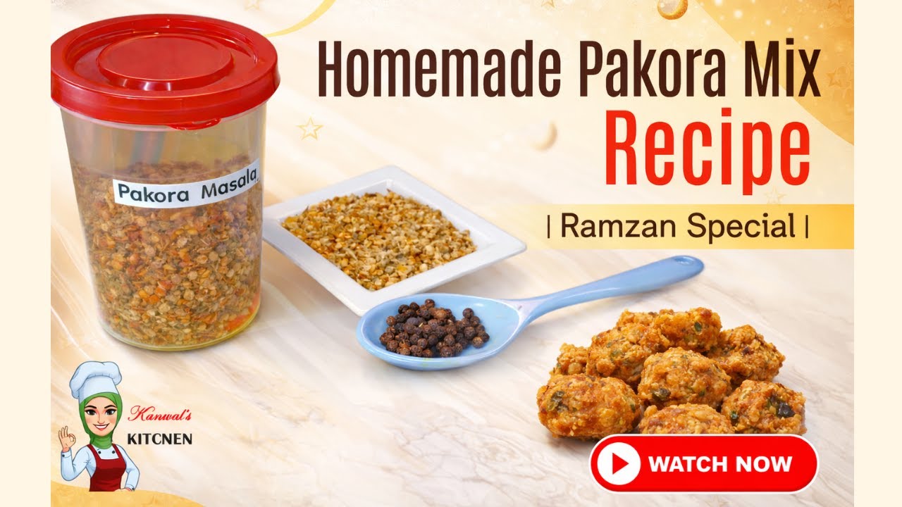 Homemade Pakora Masala Powder Recipe for Ramzan by Kanwal's Kitchen ...