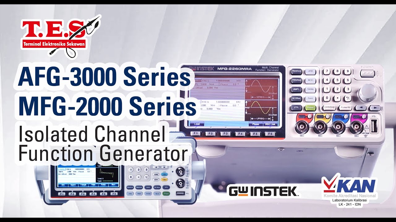 AFG-3000 Series & MFG-2000 Series Isolated Channel Function Generator ...