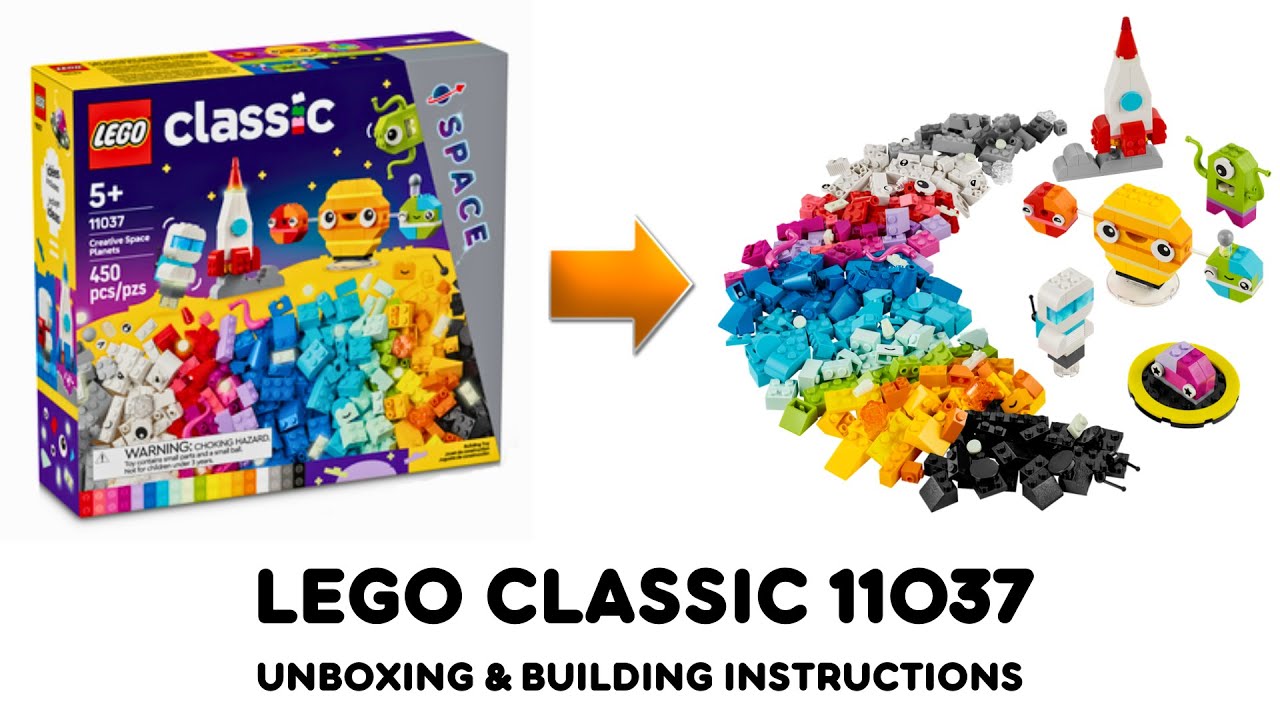 LEGO CLASSIC 11037 ideas Unboxing and Building instructions - YouTube