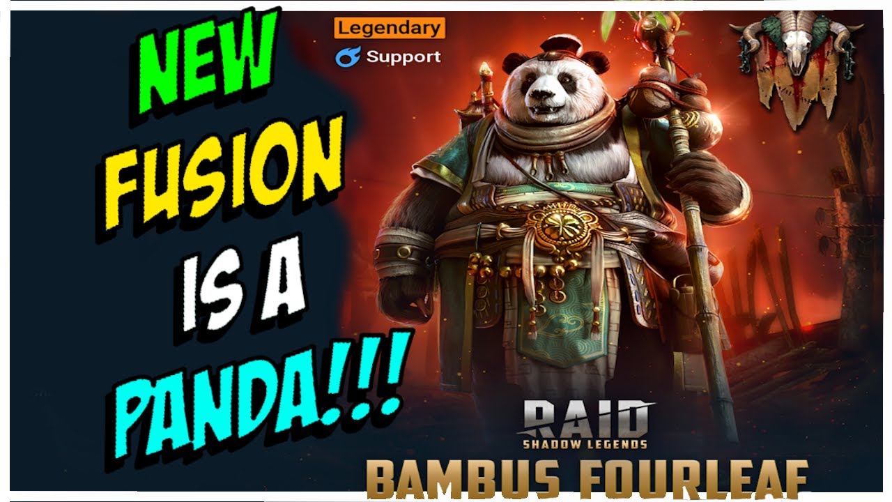 The New Fusion is A Panda! Bambus Fourleaf Kit Analysis!! | Raid ...