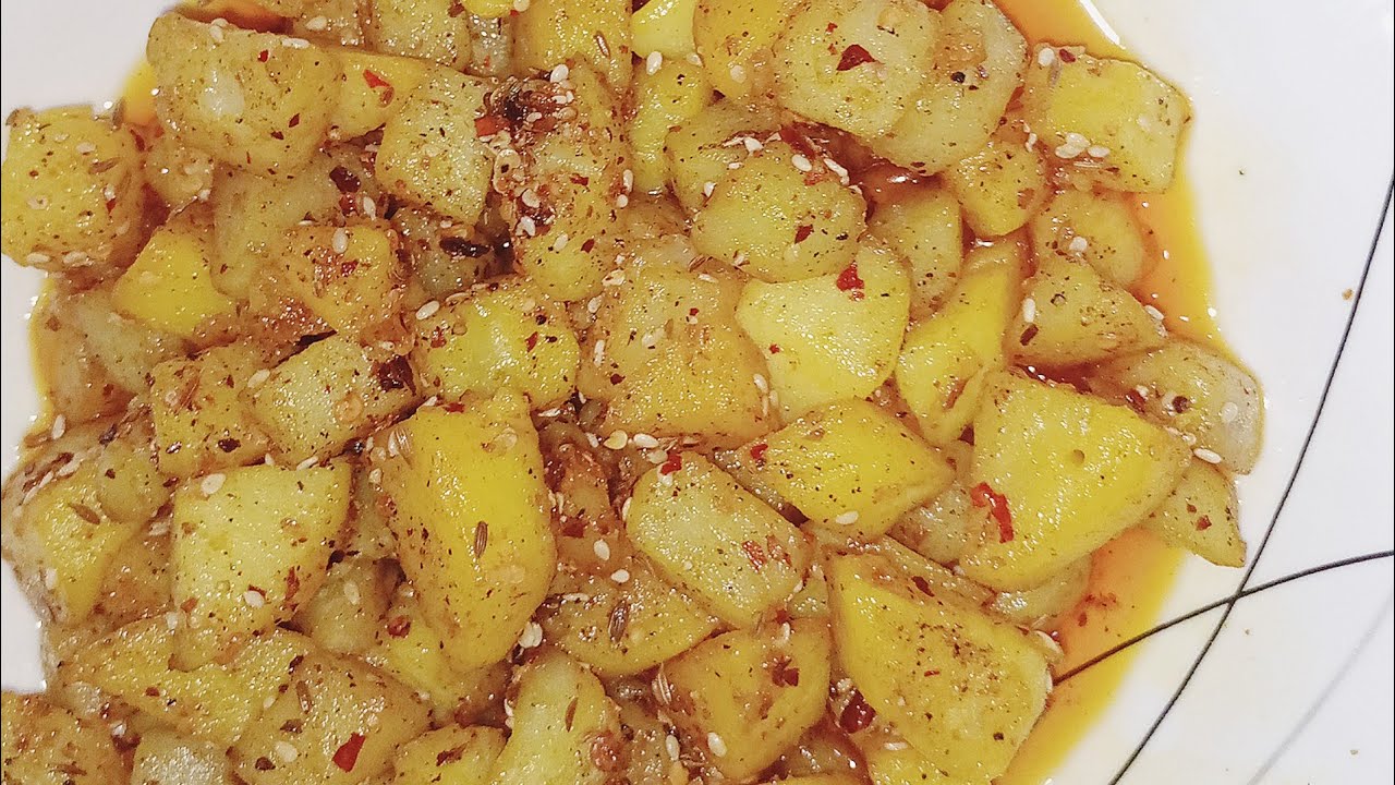 Crispy Spicy potato Fry Recipe | Sahar Kitchen - YouTube