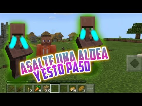 MINECRAFT|*SAQUEO UNA ALDEA Y MIRA LO QUE PASO* - YouTube
