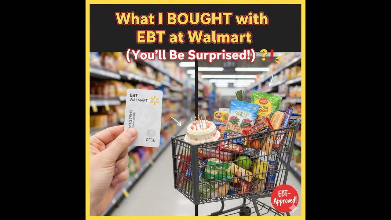 What I BOUGHT with EBT at Walmart You'll Be Surprised! #EBT #Walmart # ...