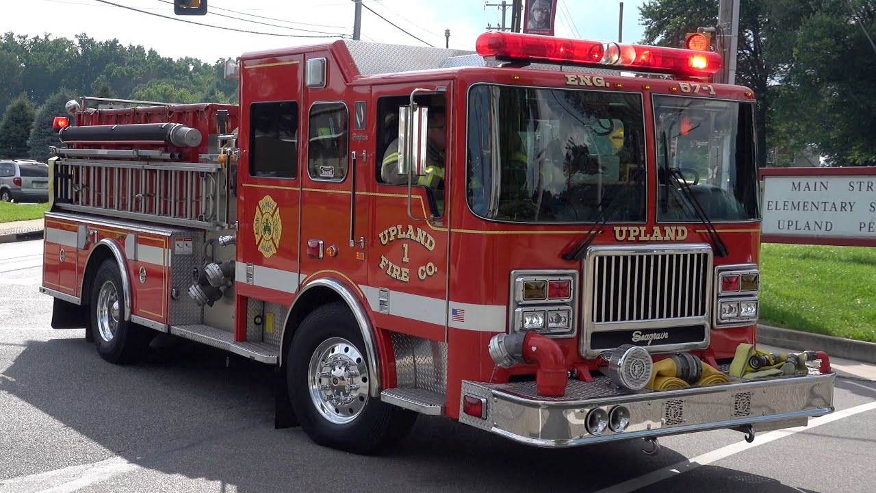 Upland Fire Company Engine 57, Traffic 57A & Upland Borough FM 26 ...