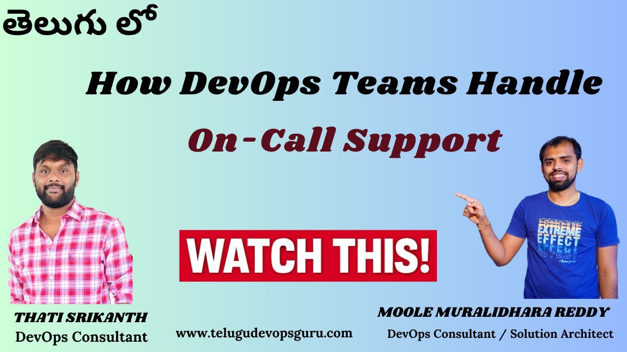 How DevOps Teams Handle On-Call Support | Real-Time Examples | # ...