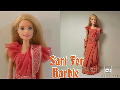 how to stitch sari for barbie/easy steps to stitch sari for barbie ...