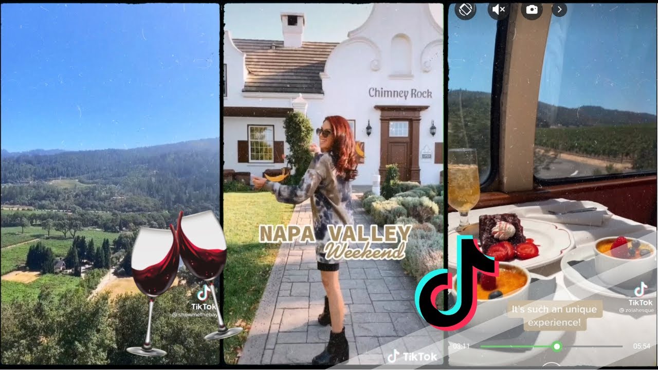 Things to do in Napa Valley Tik Tok Compilation - YouTube