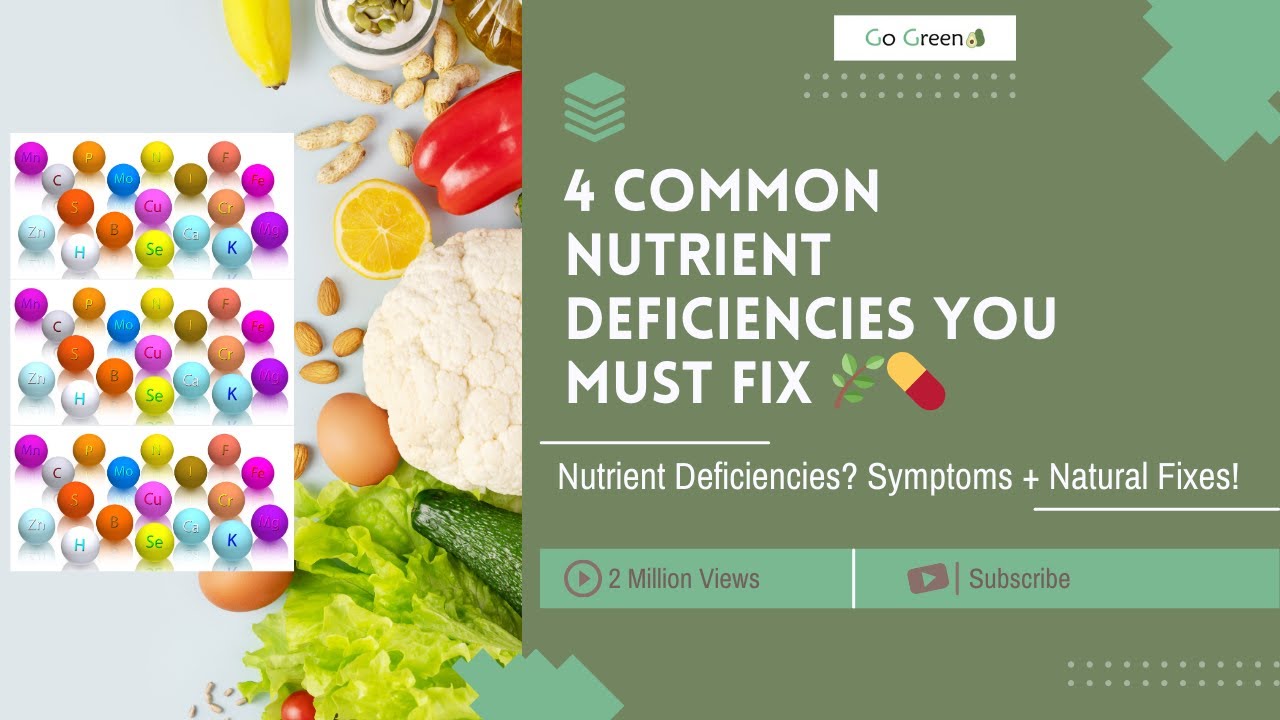 Nutrient Deficiencies: Causes, Symptoms, and How to Address Them ...