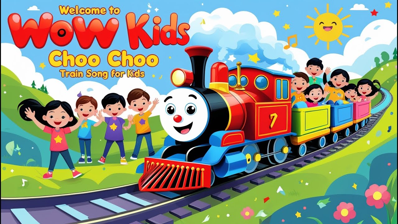 Welcome To Wow Kids || Choo Choo Train Song For Kids || Nursery Songs ...