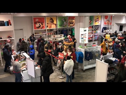 Nintendo New York City Store Tour - January 2018 (Nintendo World) - YouTube