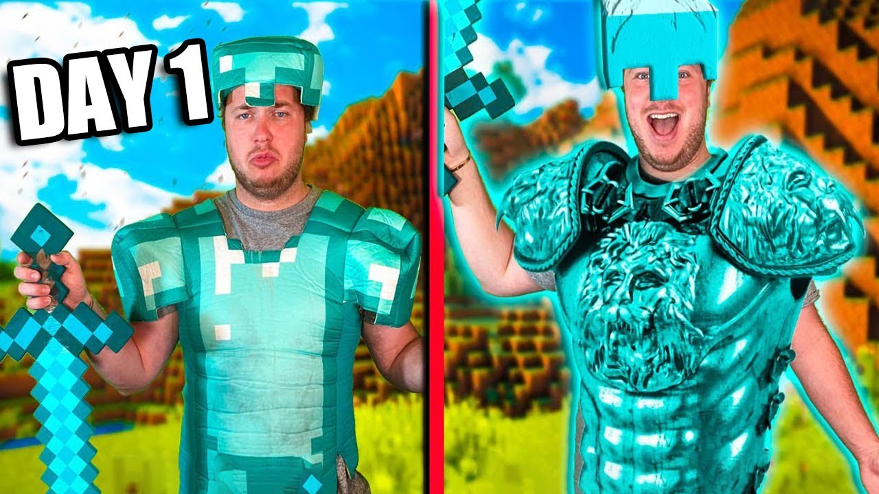 Surviving 7 Days In Minecraft! NOOB To PRO THE MOVIE! - YouTube