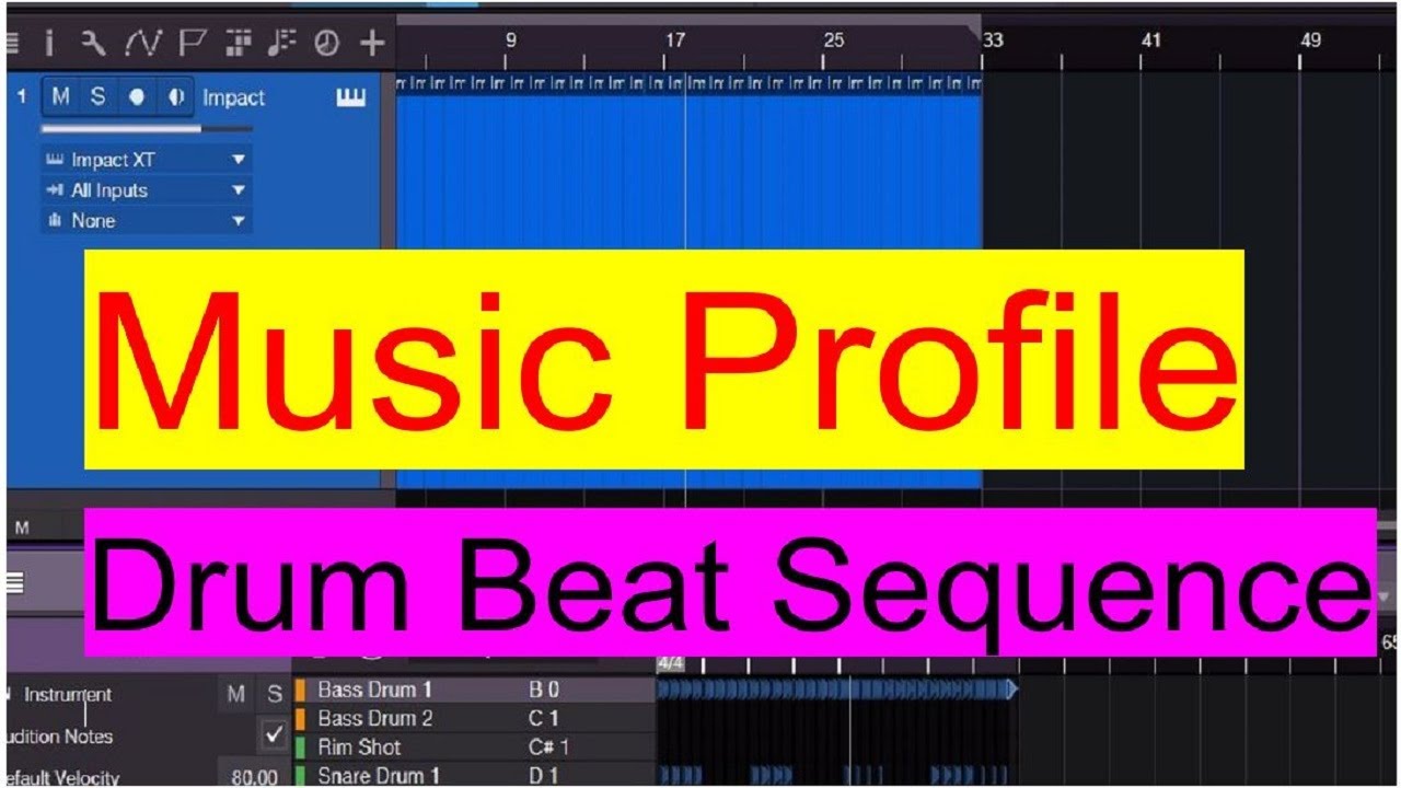 Drum Beat Sequence | Introduction to Music Technology | Central State ...