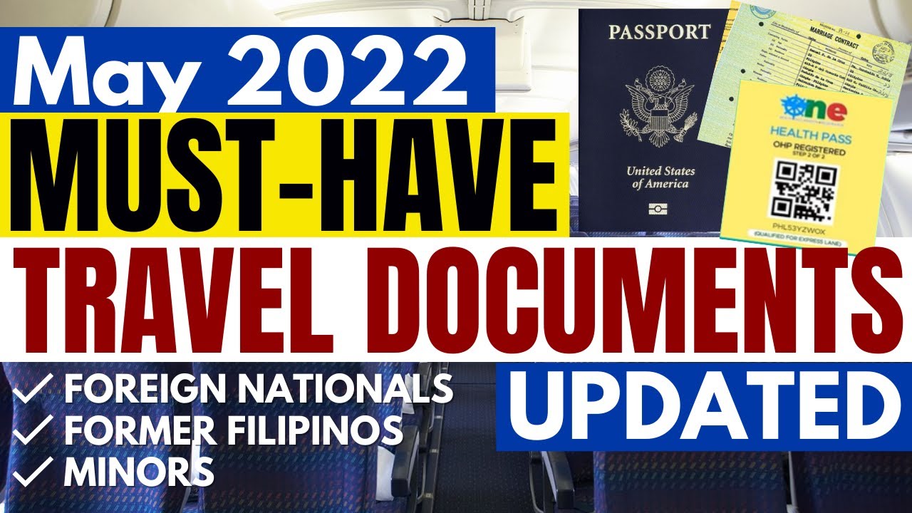 🔴TRAVEL UPDATE: MUST HAVE TRAVEL ENTRY REQUIREMENTS TO THE PHILIPPINES ...