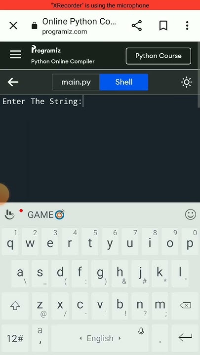 String Input In Python ... - YouTube