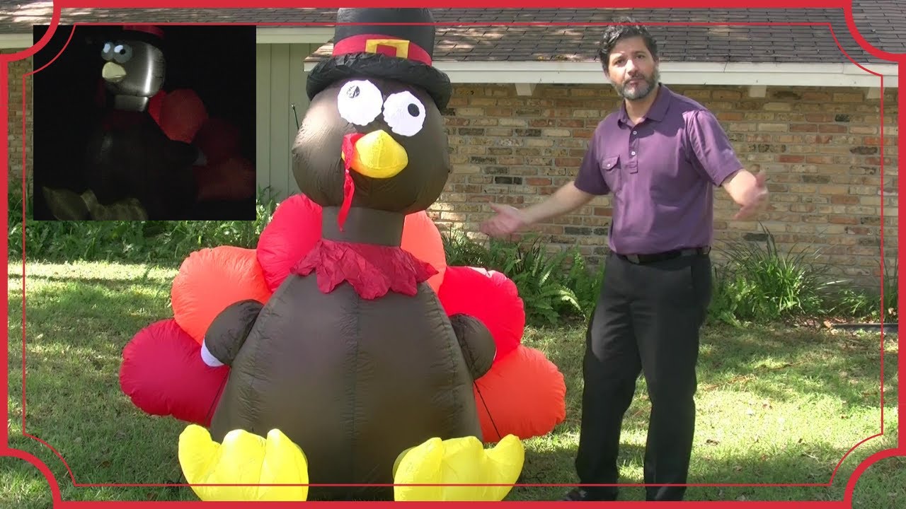Thanksgiving 6FT Inflatable Turkey - YouTube