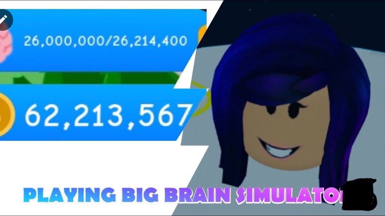 Playing Roblox big brain simulator - YouTube