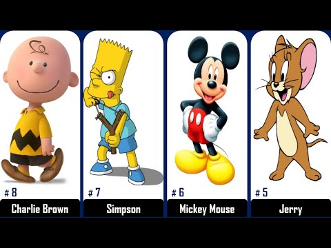 Most Famous Cartoons Characters In the World - YouTube